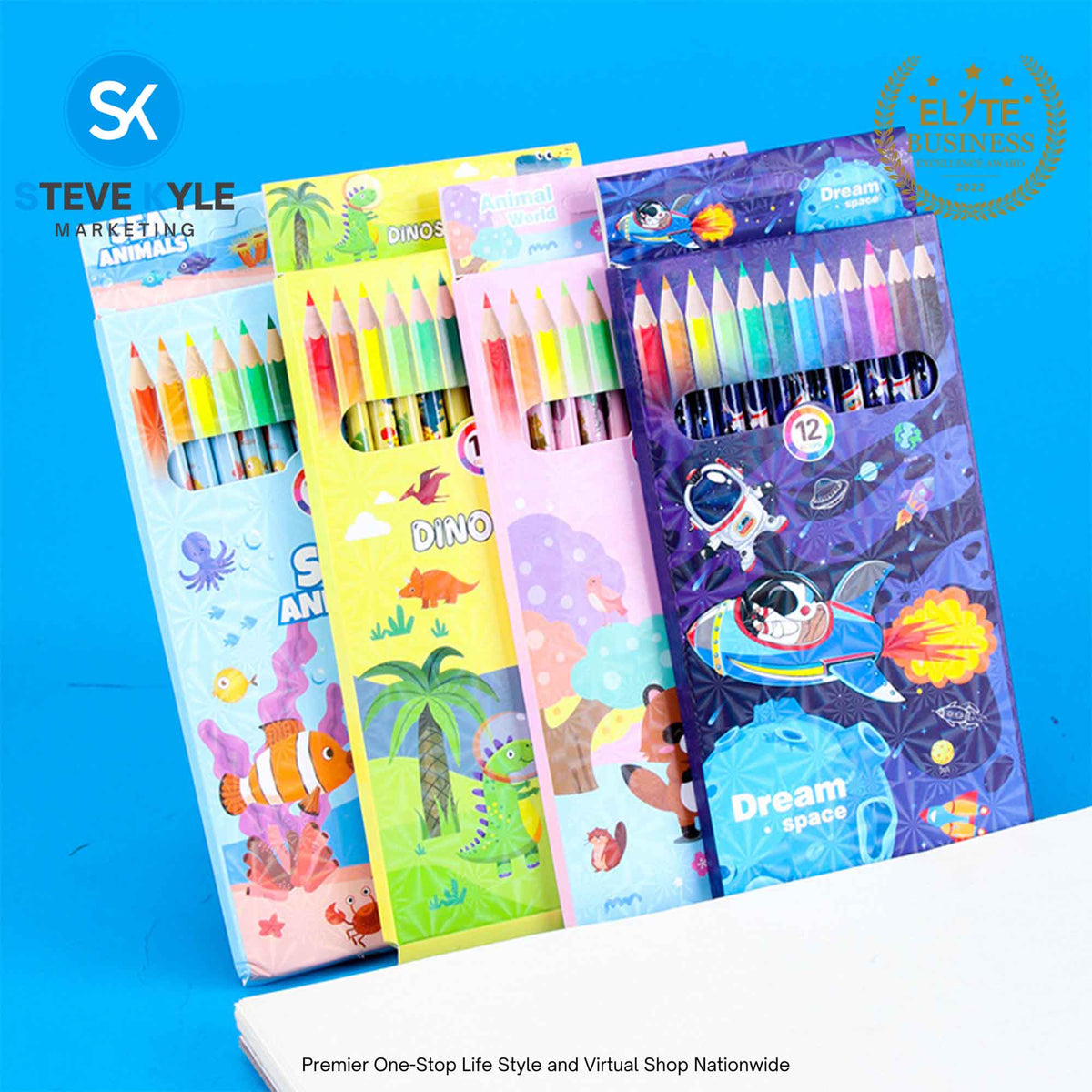 12Colors Wooden Colored Pencil Kid School Drawing Stationery Supplies – Steve Kyle Marketing