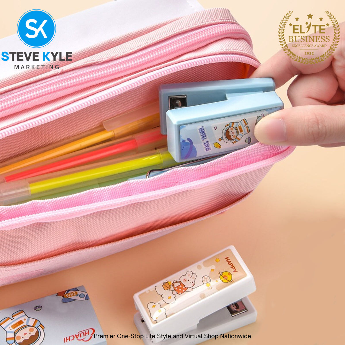Mini Portable Stapler Student Office Stationery Supplies Small Stapler – Steve Kyle Marketing