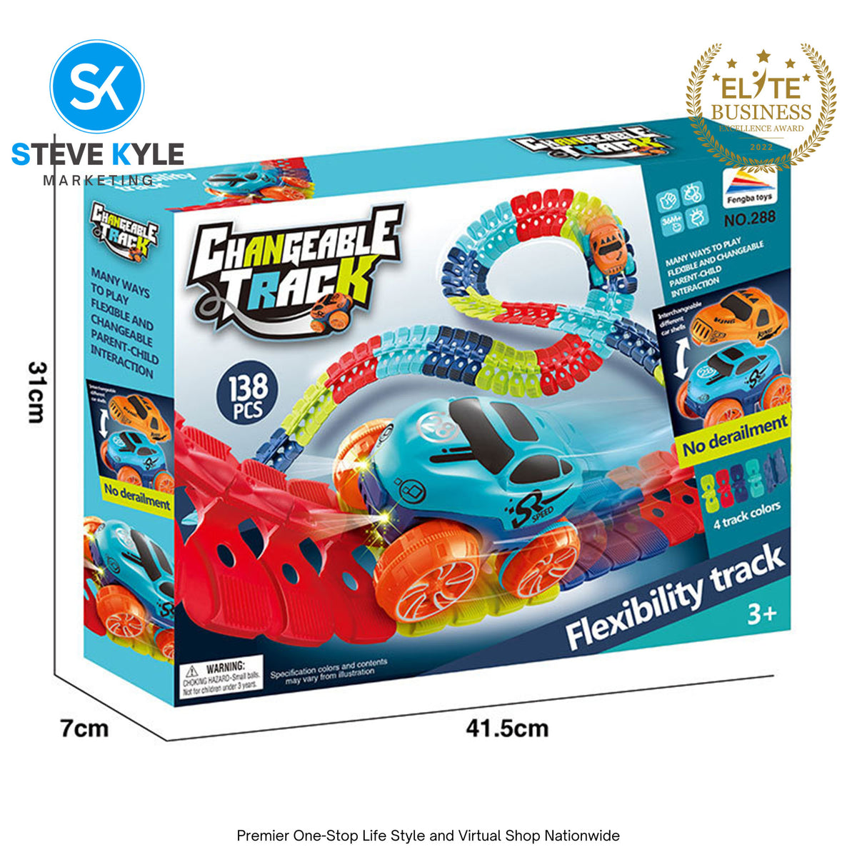 Changeable Track Race Car Flexible Assembled Rail Racing Track – Steve ...