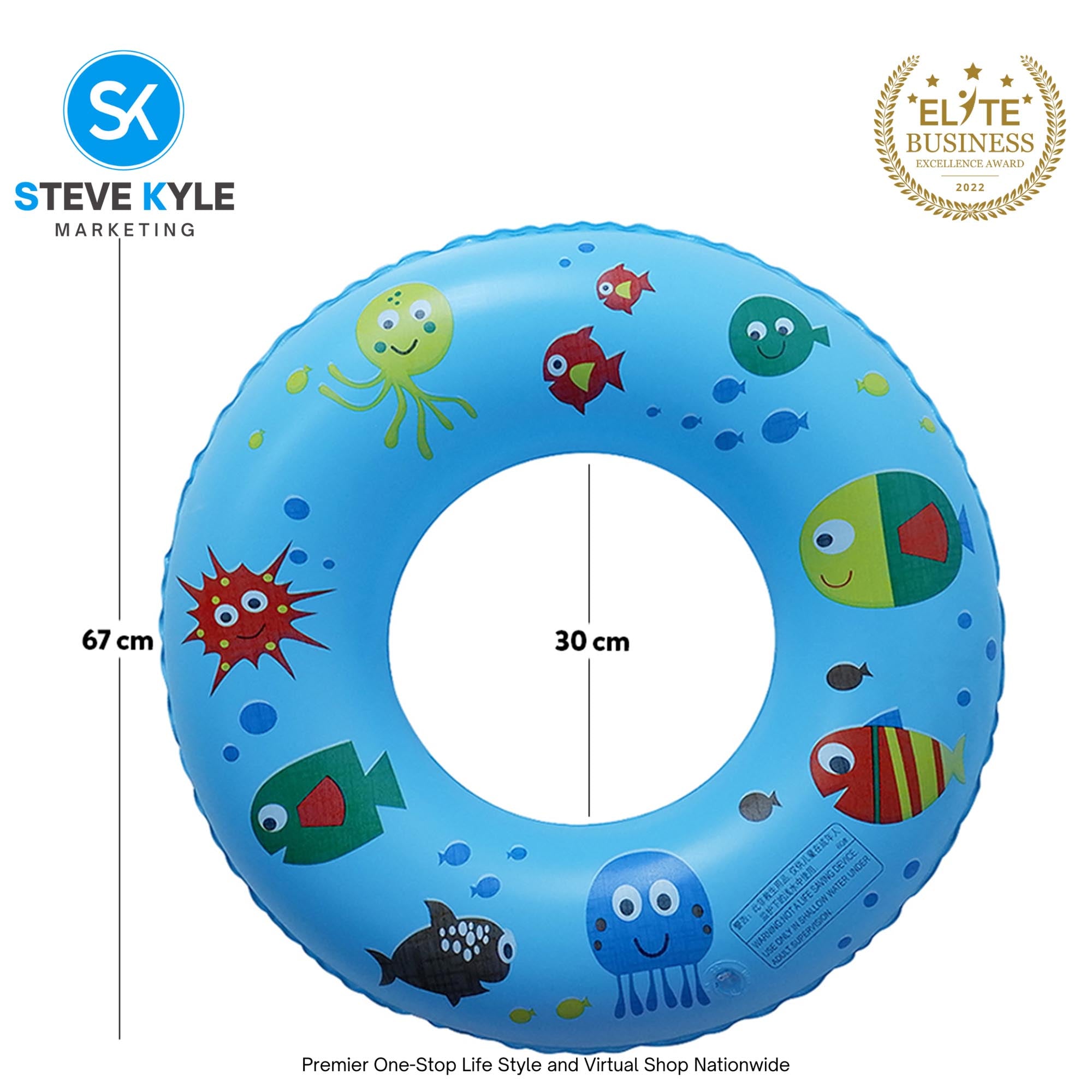 26 Inches Inflatable Cartoon Character Swim Ring Floater for Kids Boys ...