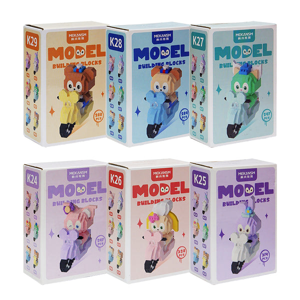 Kawaii Anime Micro Building Blocks Set 3D Mini Cute Anime Figures Coll ...