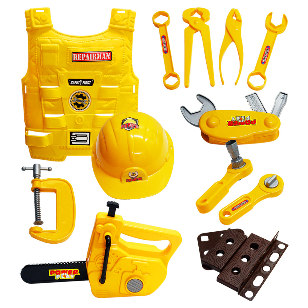 Children's Set Repair Man Worker Construction Tools Kits Educational B ...