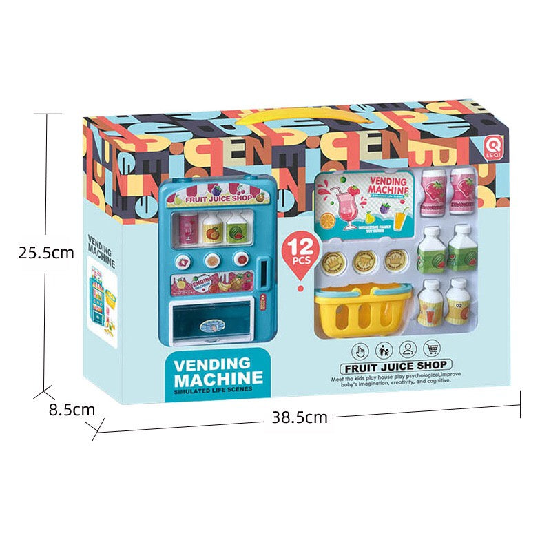 Pretend Play Children's Self-service Simulated Vending Machine Drinks ...