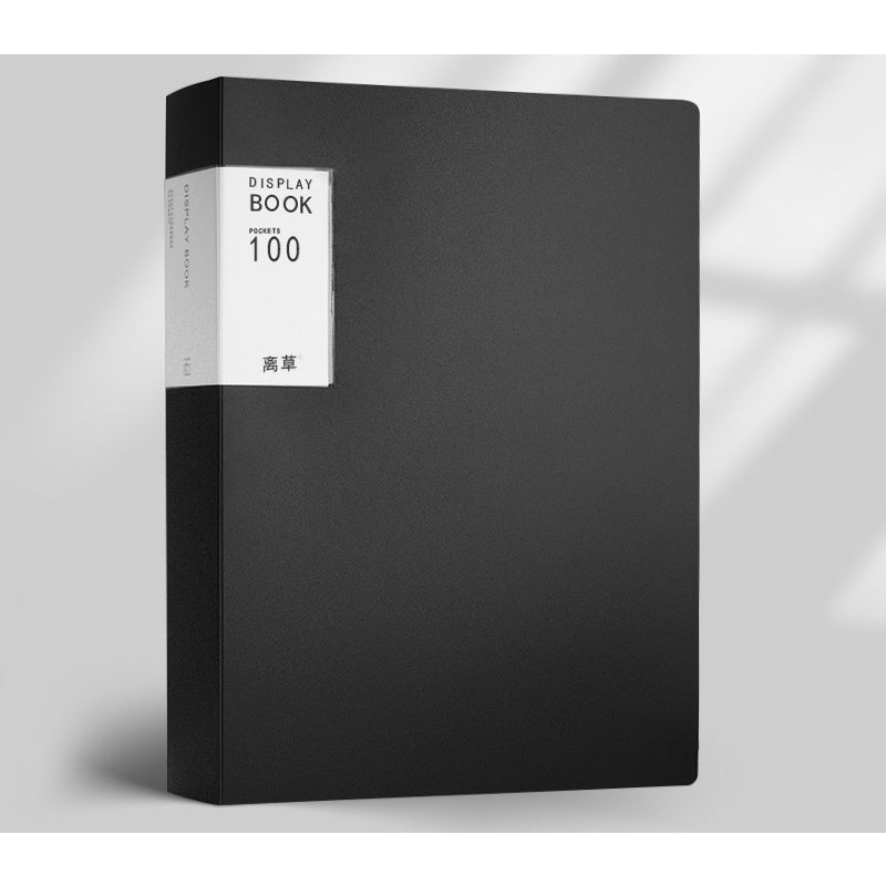 A4 Transparent File Folder Document Organizer Clear Book Stationery fo ...