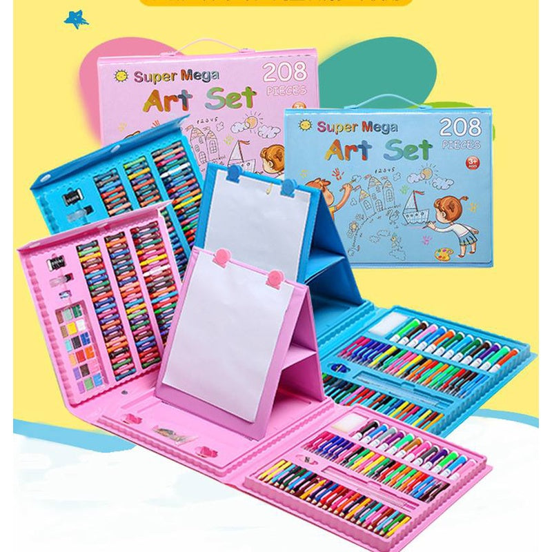 Super Mega Art Set For Kids Coloring Material Tools Art & Activity Set ...