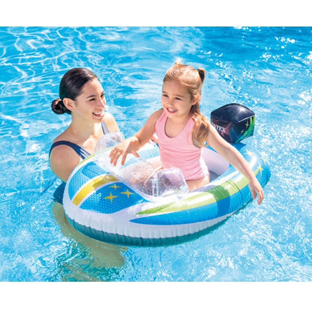 Intex Inflatable Pool Cruiser Cute Design Floater for Kids Outdoor Fun ...