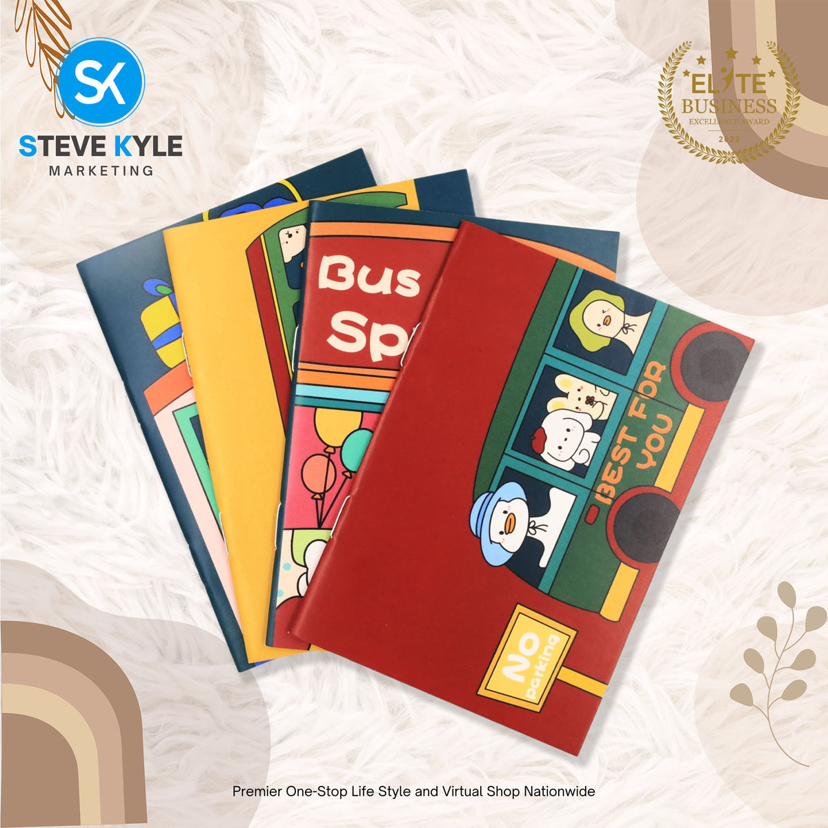 Mini Random Kawaii Design NoteBook – Steve Kyle Marketing